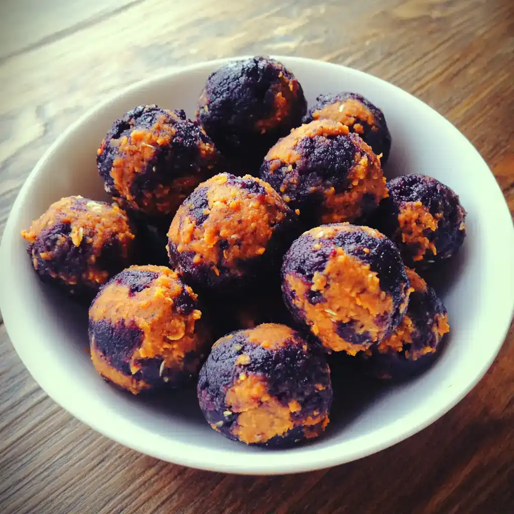 Blueberry Sweet Potato Balls Recipe