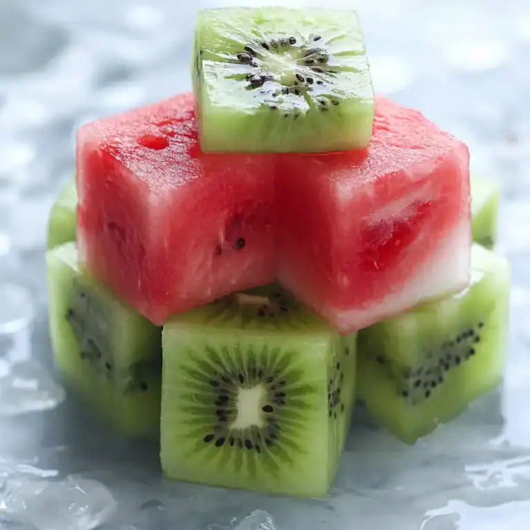 Watermelon Kiwi Cool Cubes Recipe