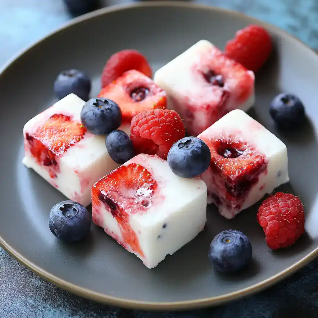 Coconut Kefir Berry Blocks Recipe
